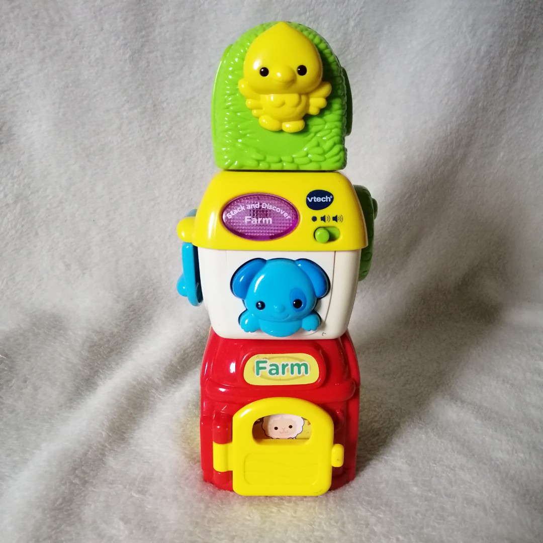 Vtech Stack and Discover Farm, Hobbies & Toys, Toys & Games on Carousell