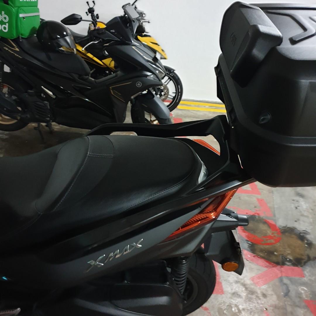 Xmax brackets with Givi 43L box, Motorcycles, Motorcycle Accessories on ...