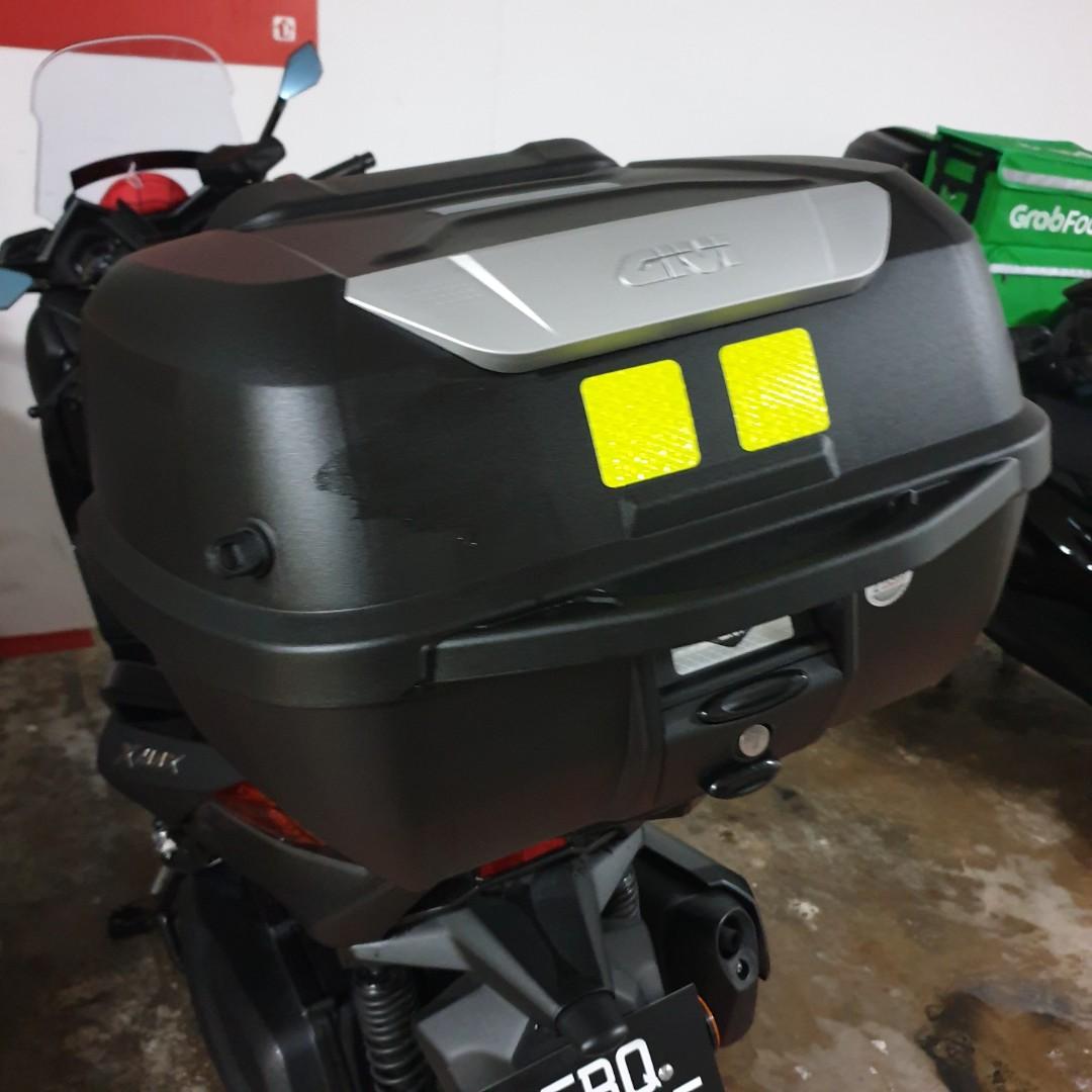Xmax brackets with Givi 43L box, Motorcycles, Motorcycle Accessories on ...