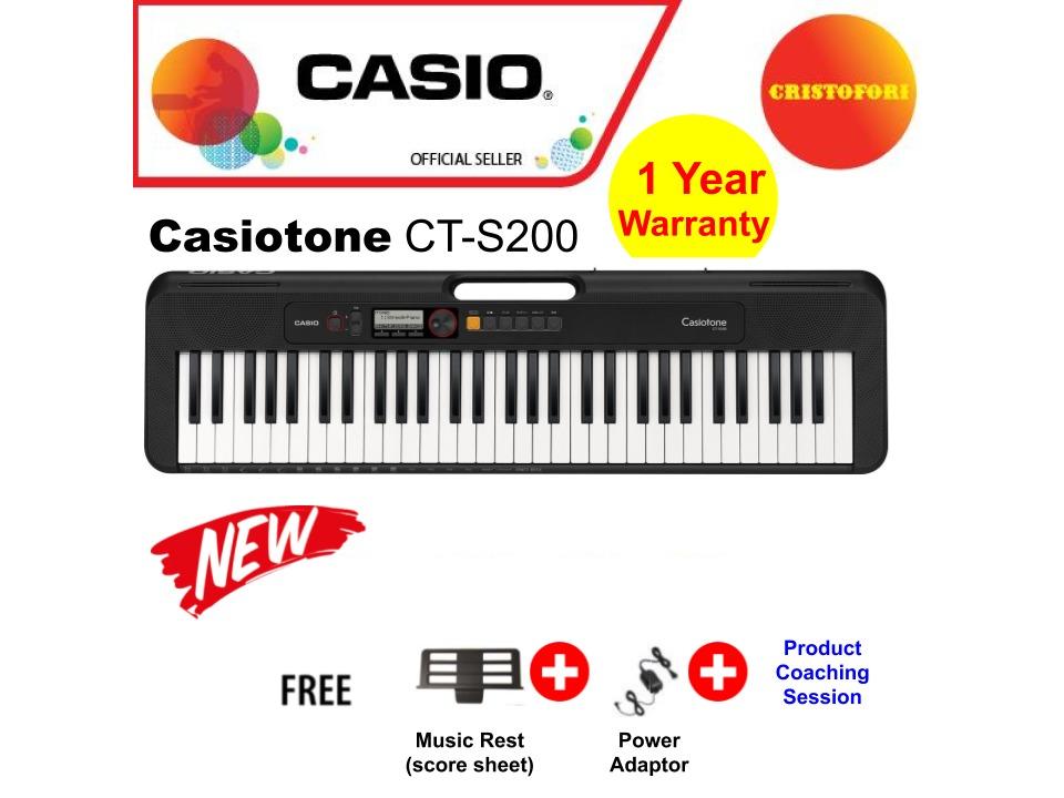 CASIO Keyboard CT-S200 Digital / Electronics Casiotone portable (RED ...