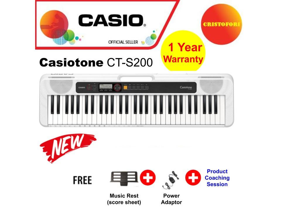 CASIO Keyboard CT-S200 Digital / Electronics Casiotone portable (RED ...