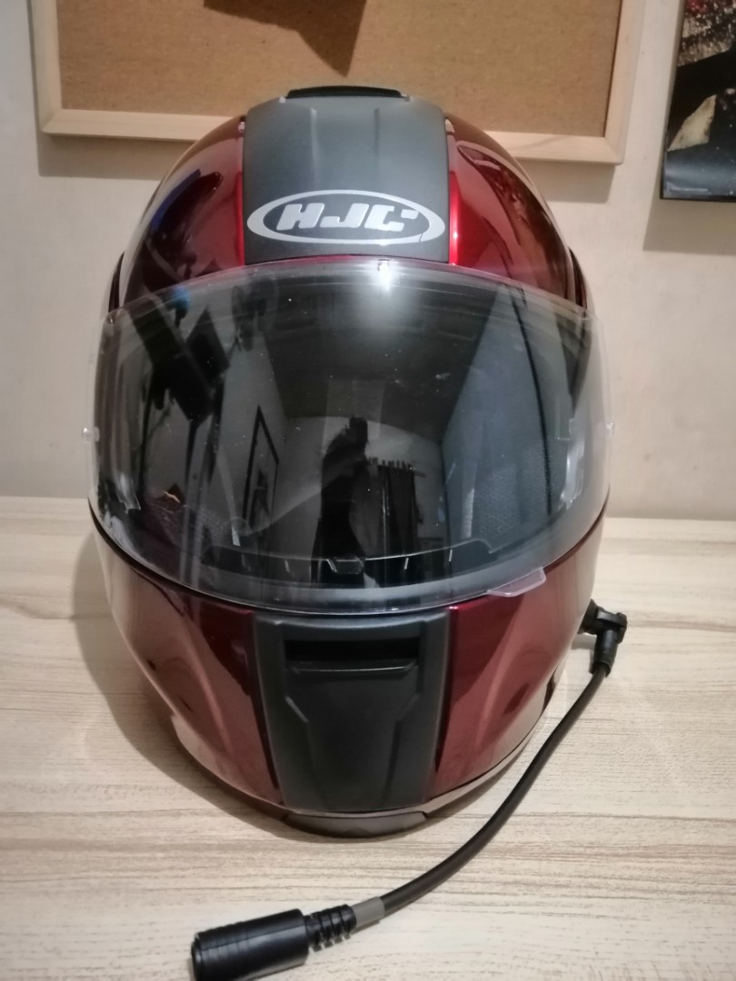 HJC Modular dual visor helmet, Motorbikes, Motorbike Parts ...