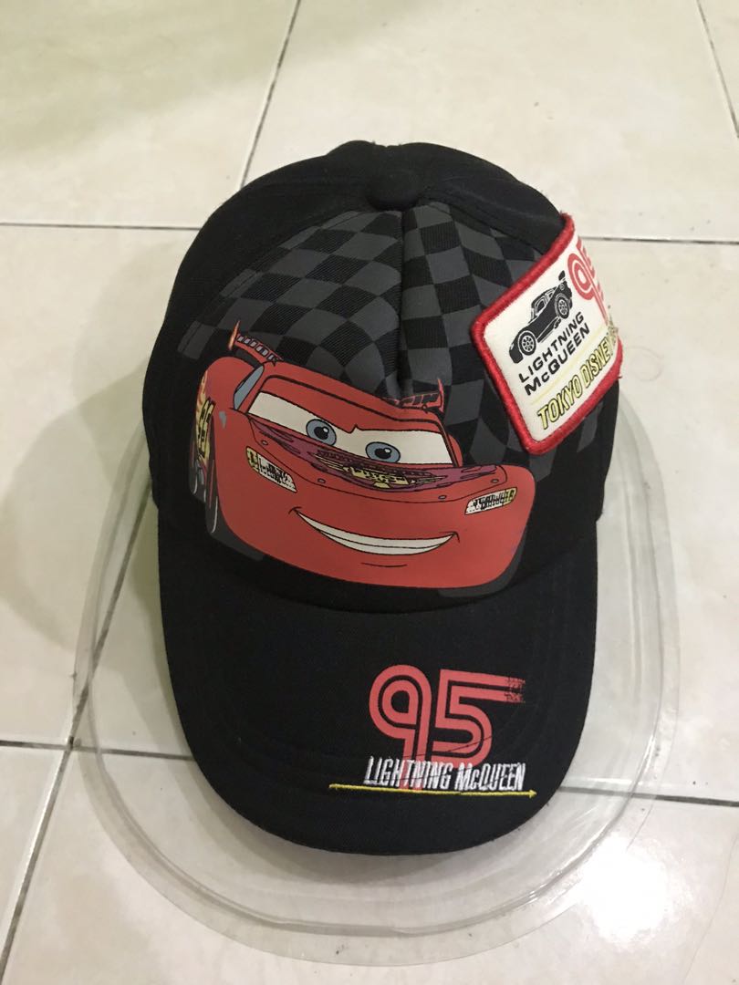 Lightning Mcqueen Cap, Men's Fashion, Watches & Accessories, Cap & Hats ...