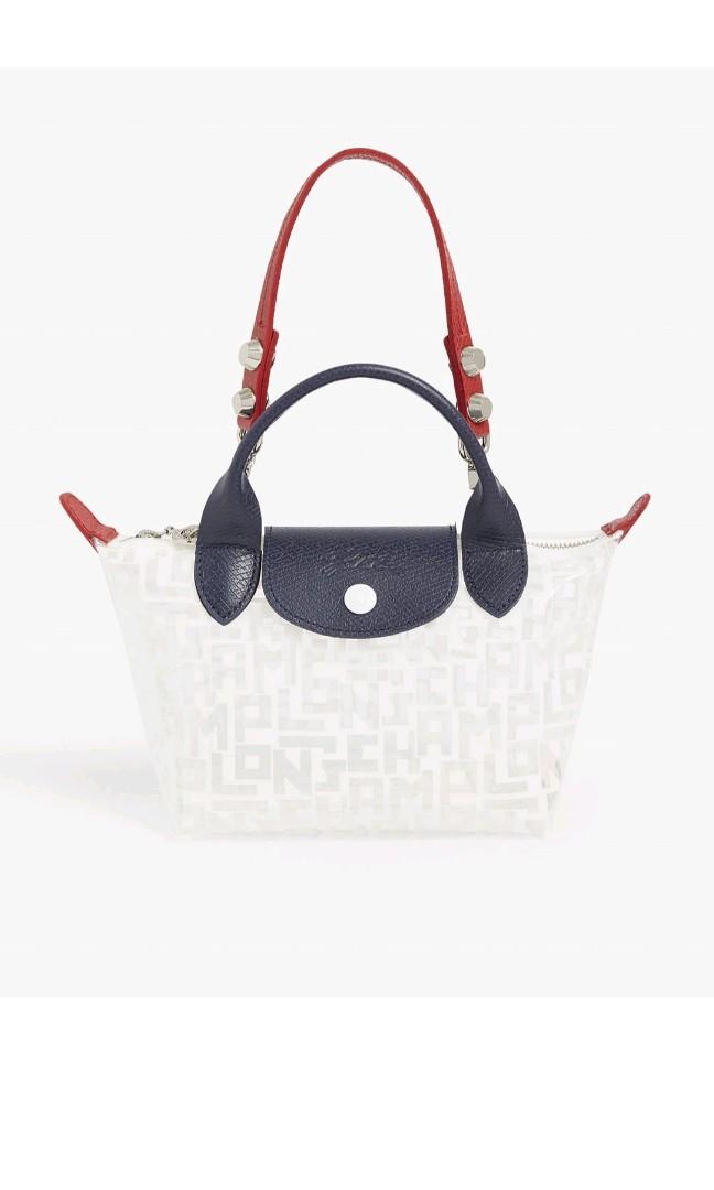 Limited edition transparent Longchamp tote bag, Luxury, Bags & Wallets ...