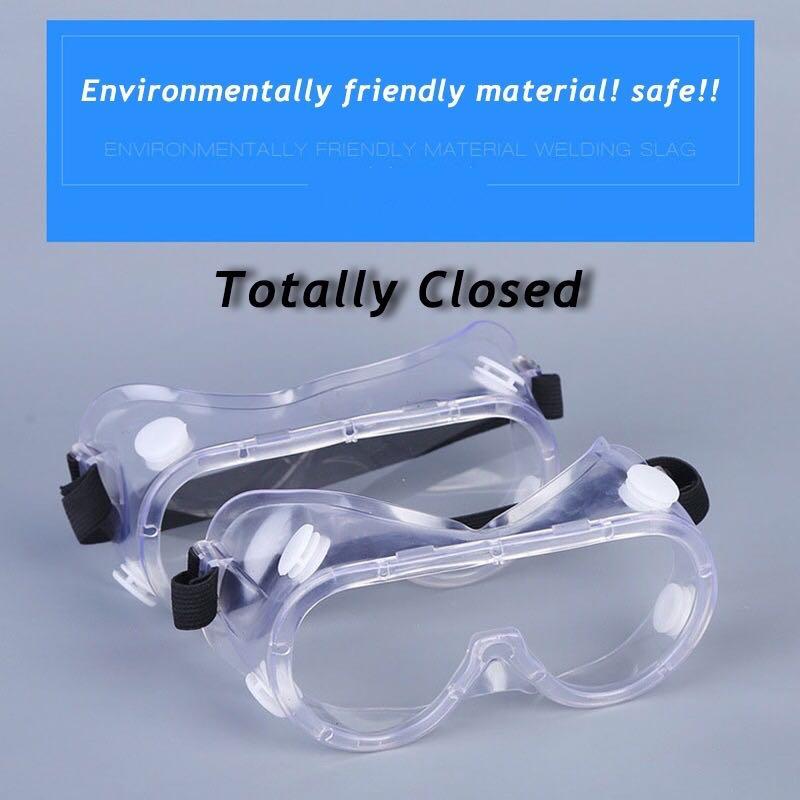 Safety PVC SAFETY GLASSES goggle / kacamata medis / cermin mata ...