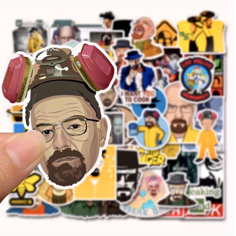 (Stickers) 50pc Breaking Bad American Television Drama Series Walter ...