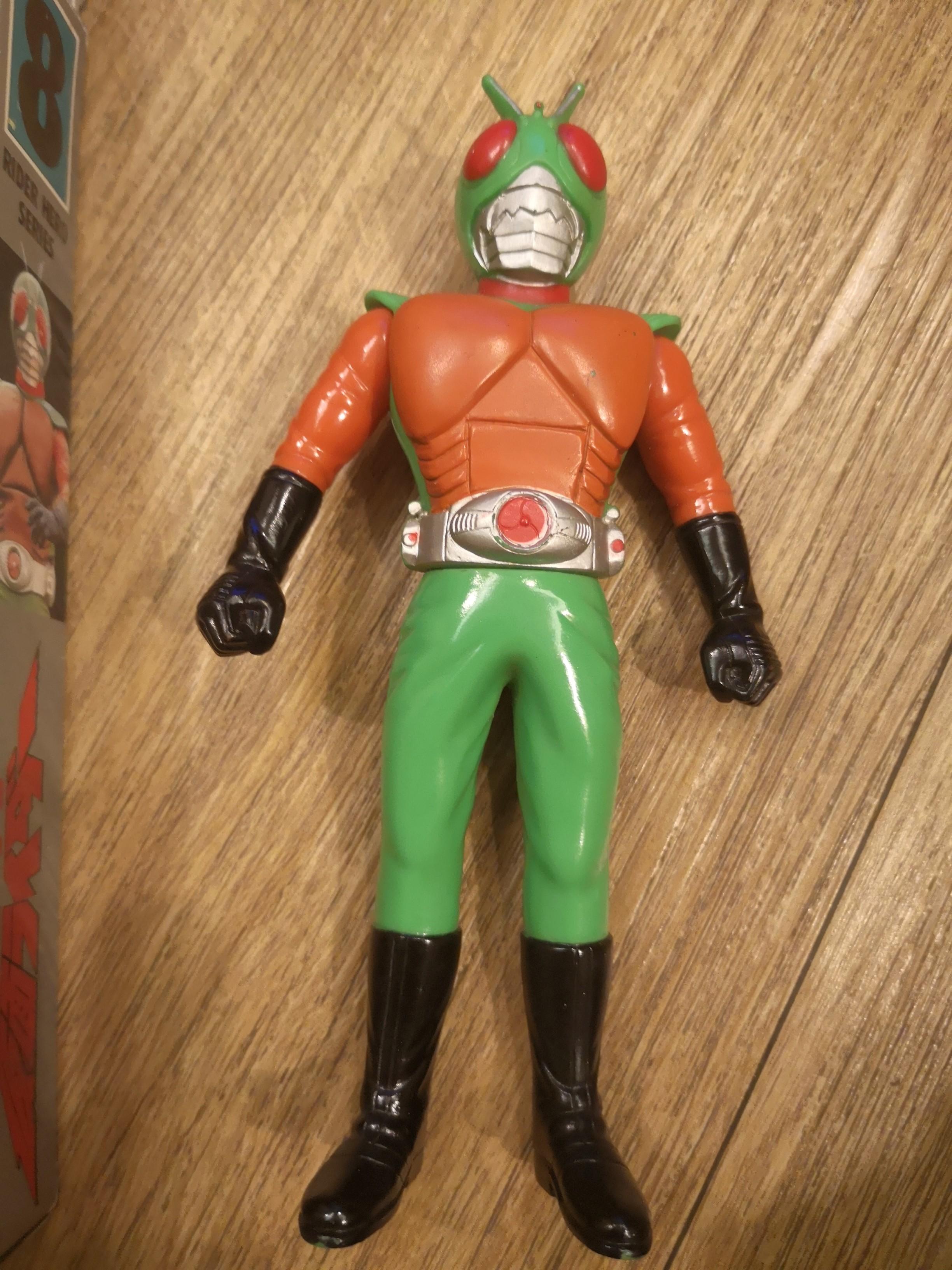 Vintage Bandai 1991 Kamen Rider Hero Series No.8 Masked Rider Skyrider ...