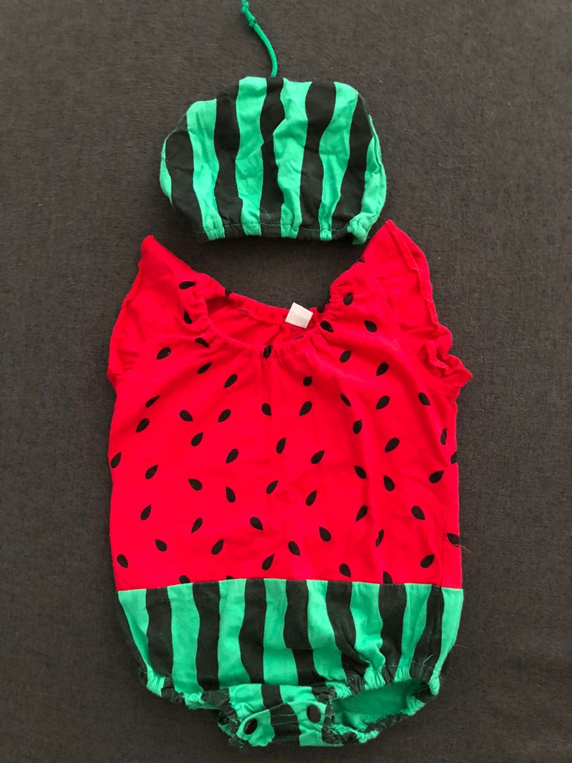 Watermelon costume 80cm, Babies & Kids, Babies & Kids Fashion on Carousell