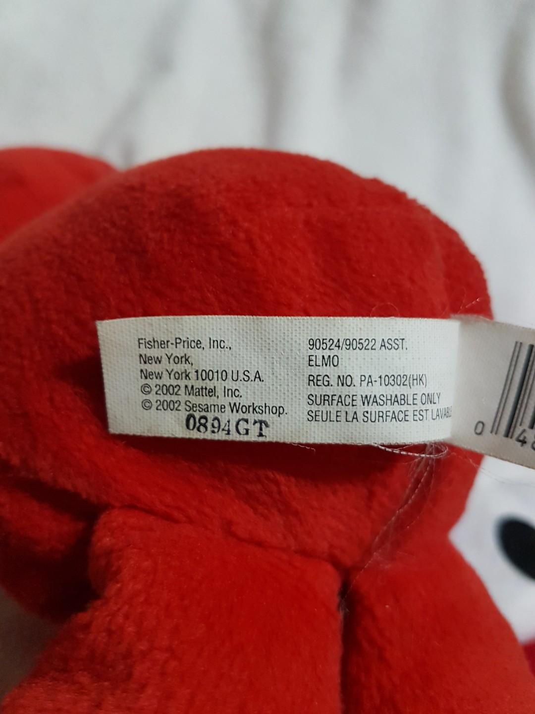 Authentic Fisher Price Sesame Street Elmo Plush Soft Toy, Hobbies ...