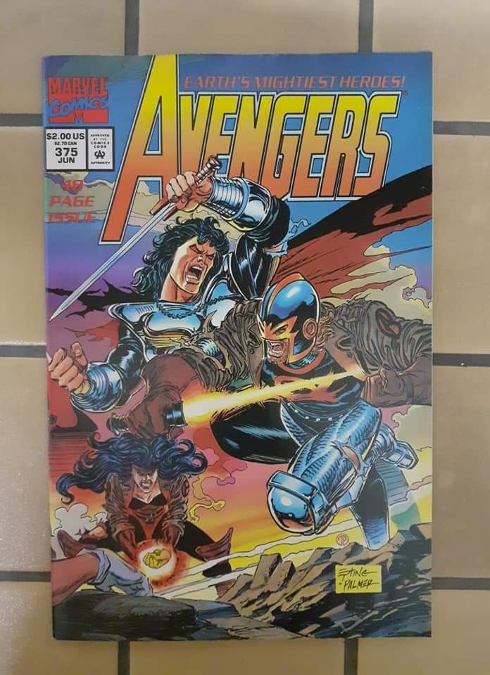 Avengers #375 ( Steve Epting/Tom Palmer - Cover Art ) Marvel Comic ...