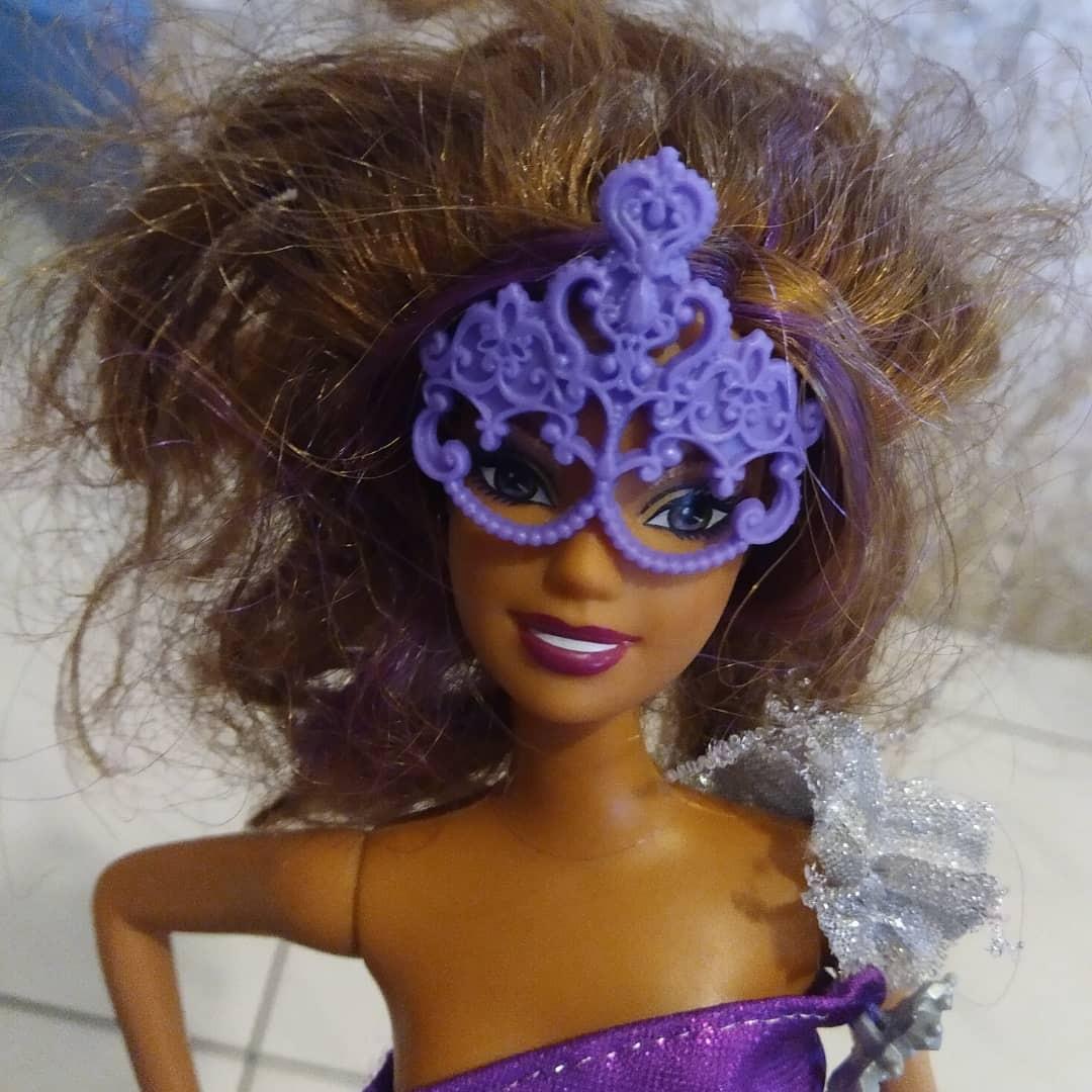 Barbie doll (Purple Gown with Tiara), Hobbies & Toys, Toys & Games on ...