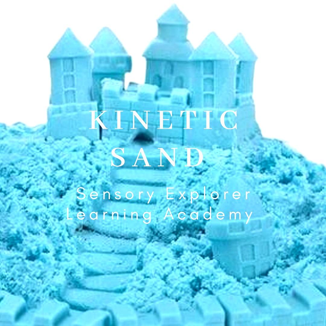 Blue Kinetic Sand (100g) - Sensory Play / Learning Resources ...