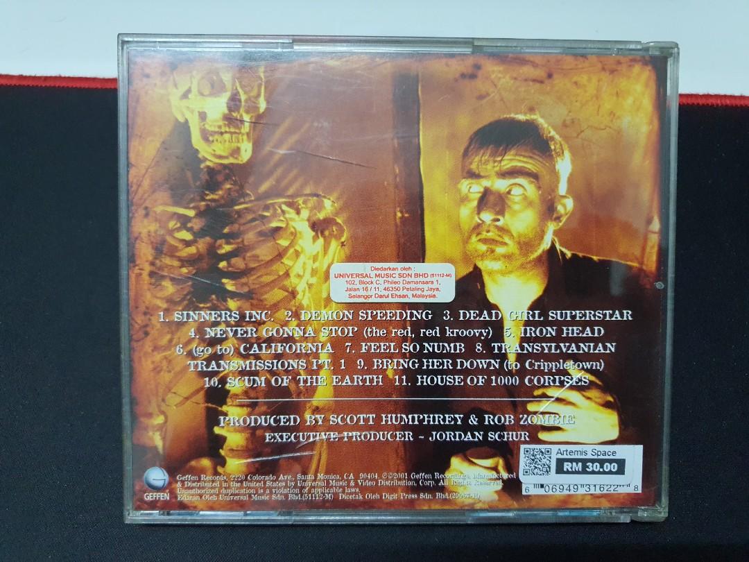 (CD) The Sinister Urge , Rob Zombie, Hobbies & Toys, Music & Media, CDs ...