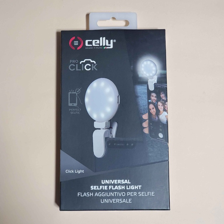 【100%全新】Celly Pro Click LED Light （迷你補光燈） Mini Clip Flash for ...