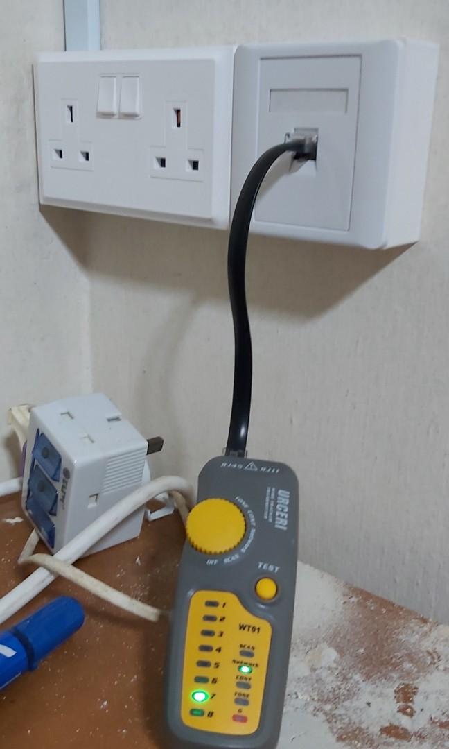 (1k+ Reviews) Data point, lan point, rj45 cat 6 ethernet point. Tel ...