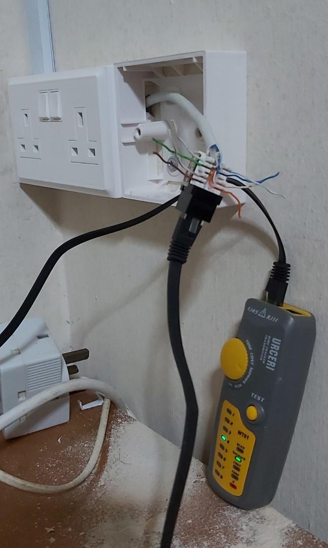 (1k+ Reviews) Data point, lan point, rj45 cat 6 ethernet point. Tel ...