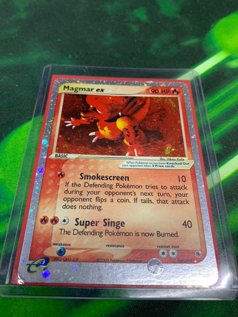 E Series Magmar EX, Hobbies & Toys, Toys & Games on Carousell