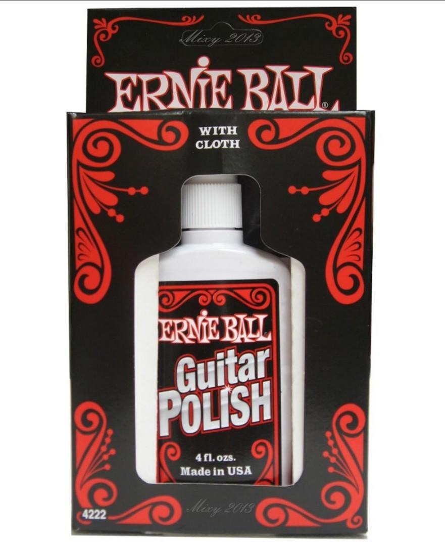 Ernie Ball Polish with Cloth (New Item), Hobbies & Toys, Music & Media, Music Accessories on ...