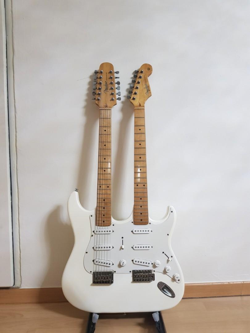 Fender Double Neck Stratocaster, Hobbies & Toys, Music & Media, Musical ...