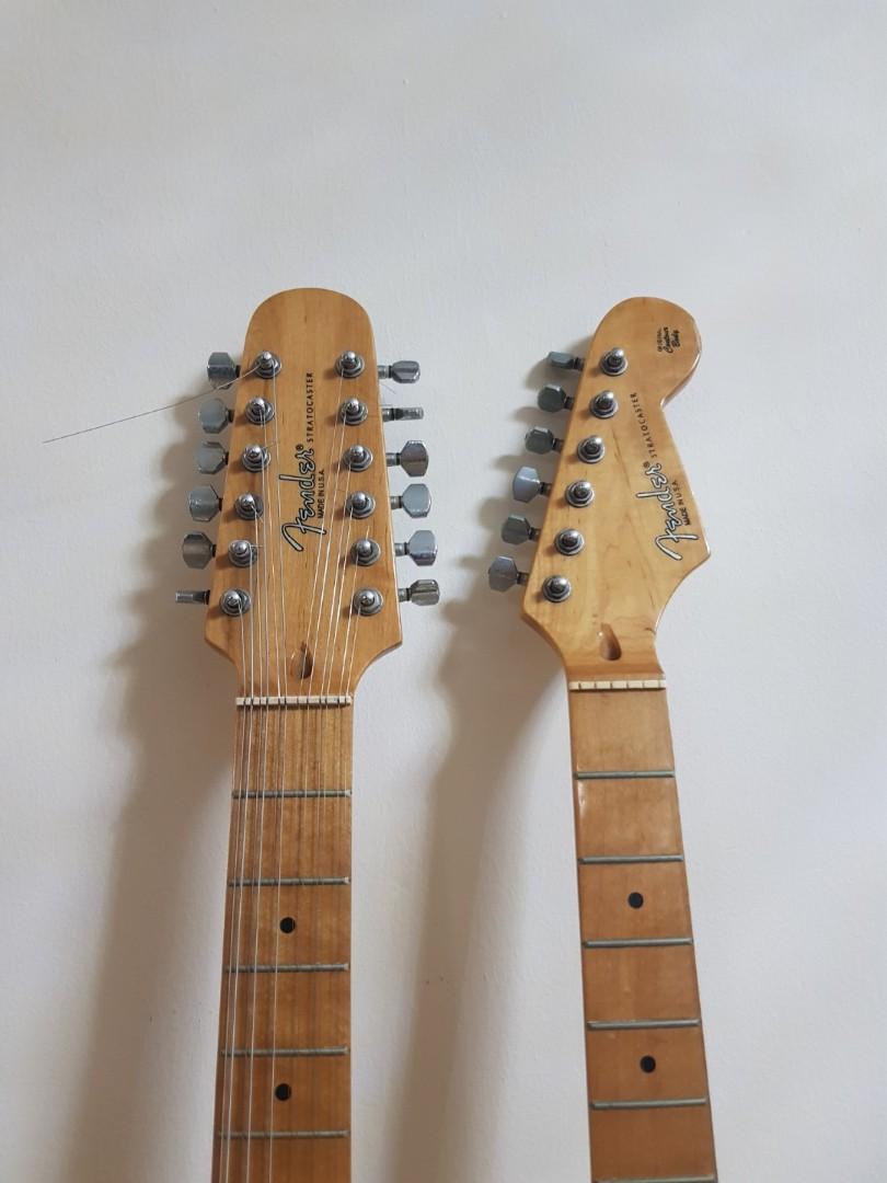 Fender Double Neck Stratocaster, Hobbies & Toys, Music & Media, Musical ...