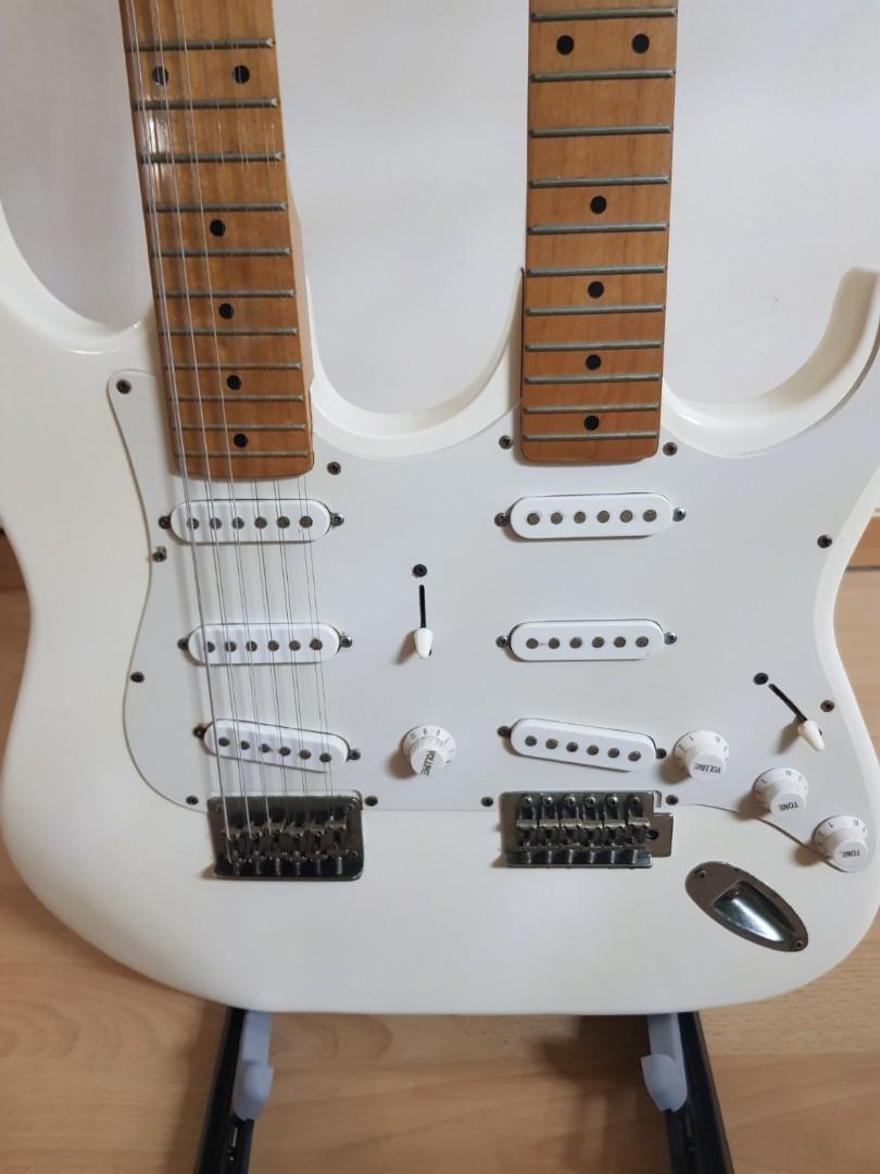 Fender Double Neck Stratocaster, Hobbies & Toys, Music & Media, Musical ...