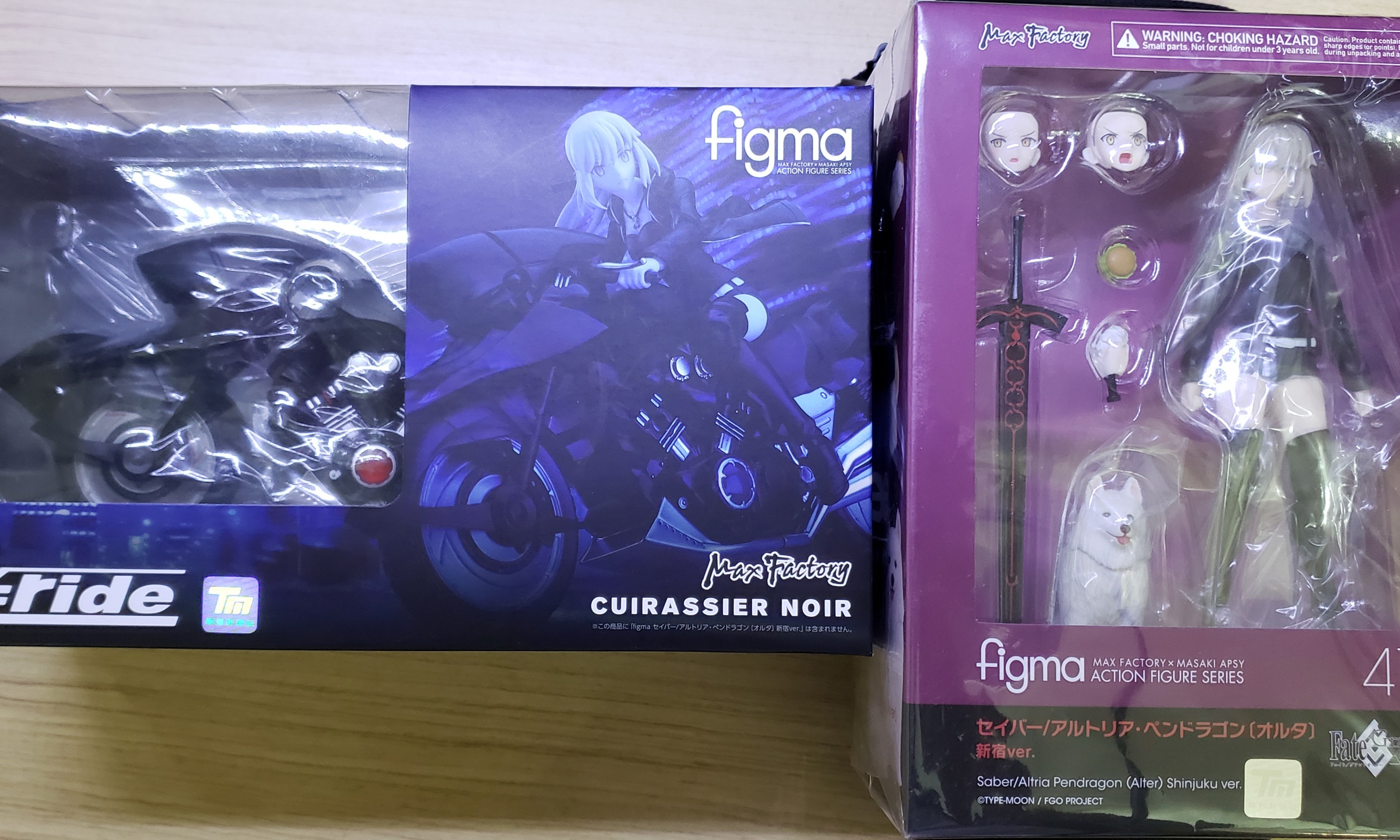 [日版]FGO 新宿saber 連電單車figma 418＆ex:ride, 興趣及遊戲, 玩具 & 遊戲類 - Carousell