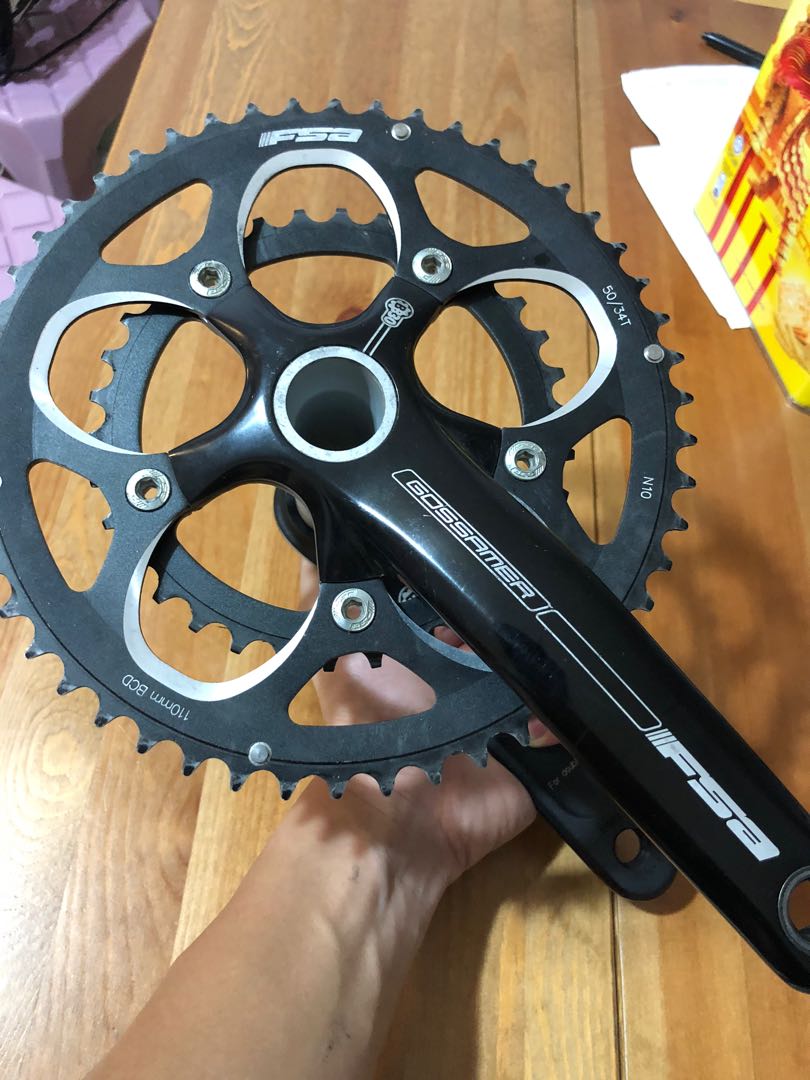 FSA Gossamer Compact Crankset, Sports Equipment, Bicycles & Parts ...