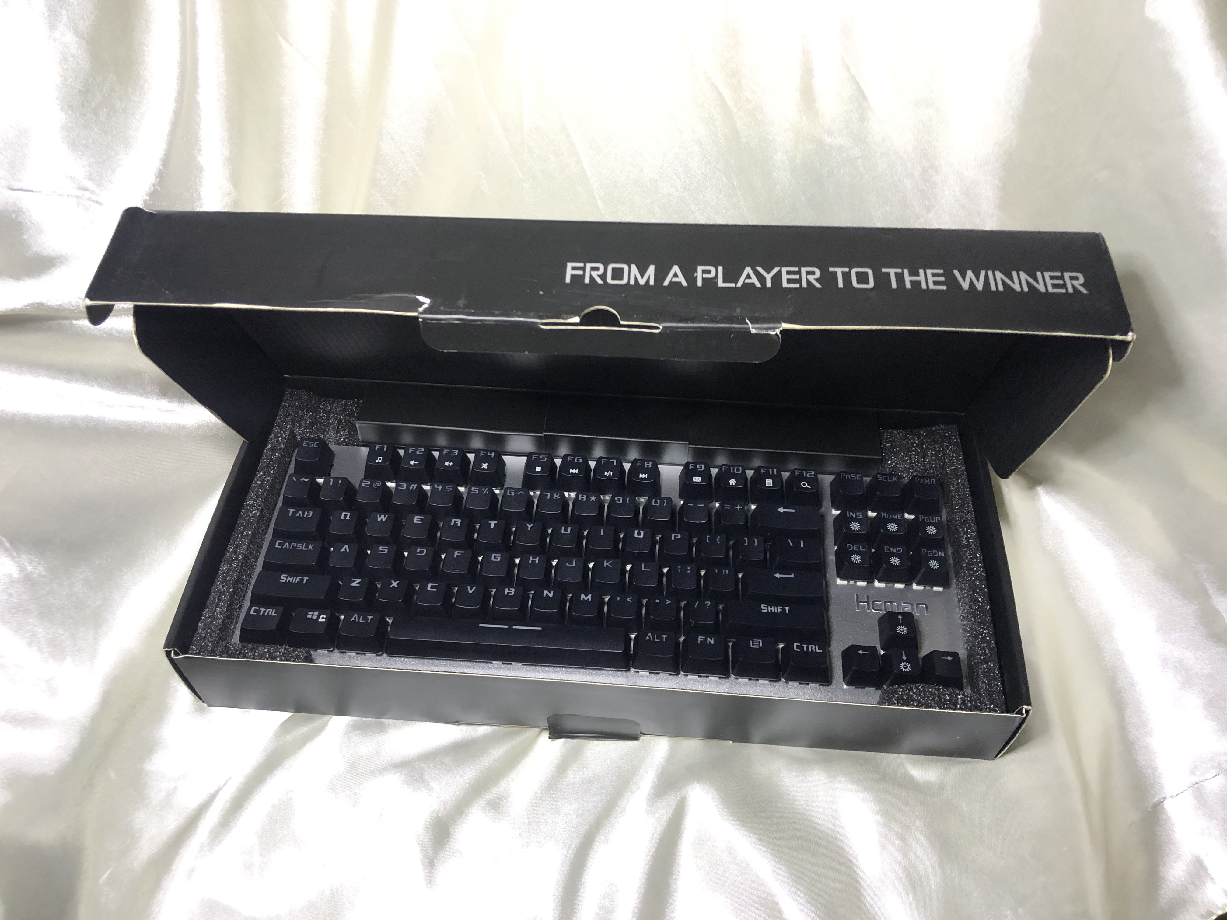 {26} Hcman H01 - Mechanical Gaming Keyboard LED 87 Keys, Computers ...