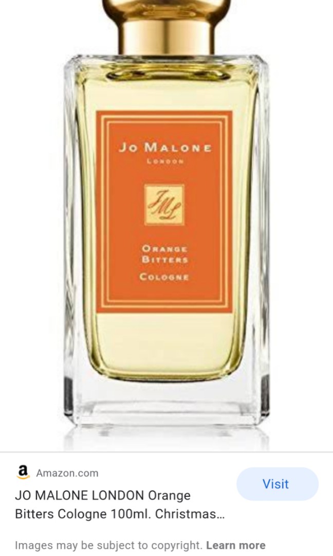 JO MALONE ORANGE BITTERS (AUTHENTIC), Beauty & Personal Care, Fragrance ...
