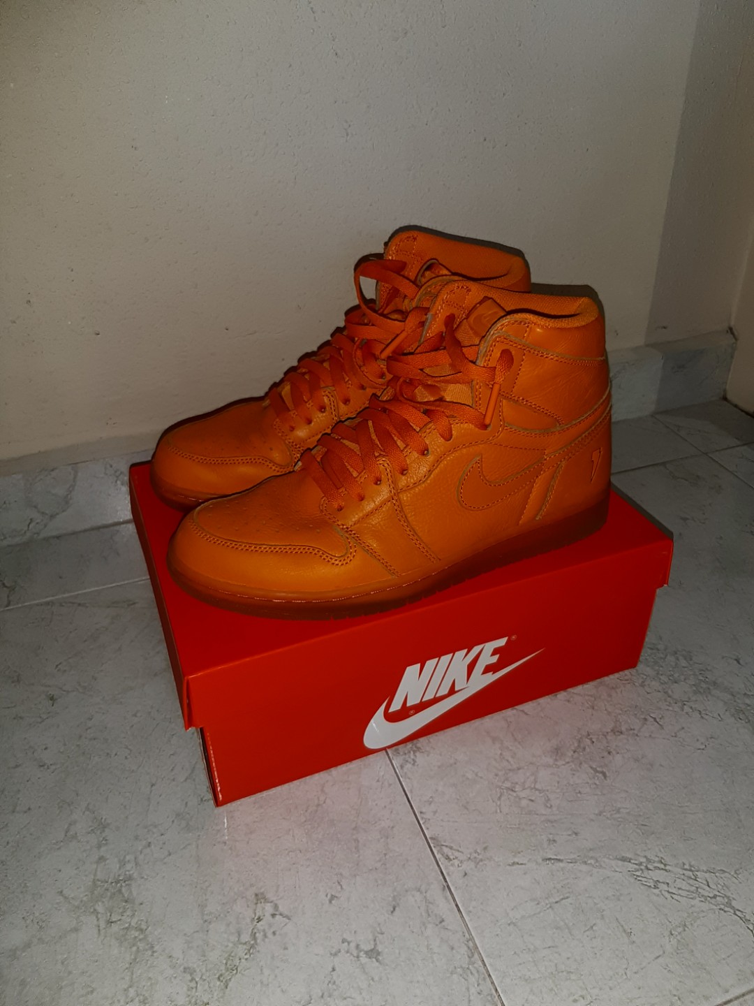 Jordan 1 High Gatorade Orange Peel, Men's Fashion, Footwear, Sneakers ...