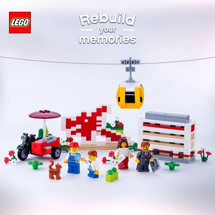 Lego SG50 Rebuild Your Memories Full Set of 4 Mini Builds with Limited ...