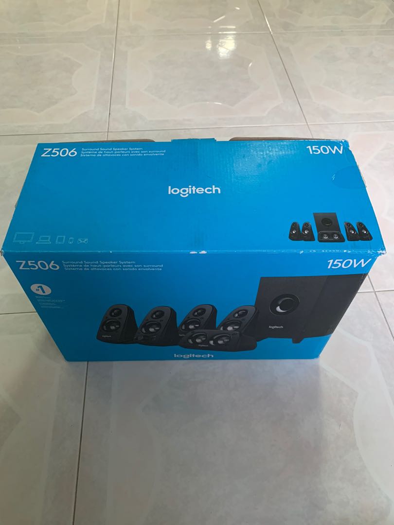Logitech Z506 5.1 Surround Sound Audio System, TV & Home Appliances, TV ...