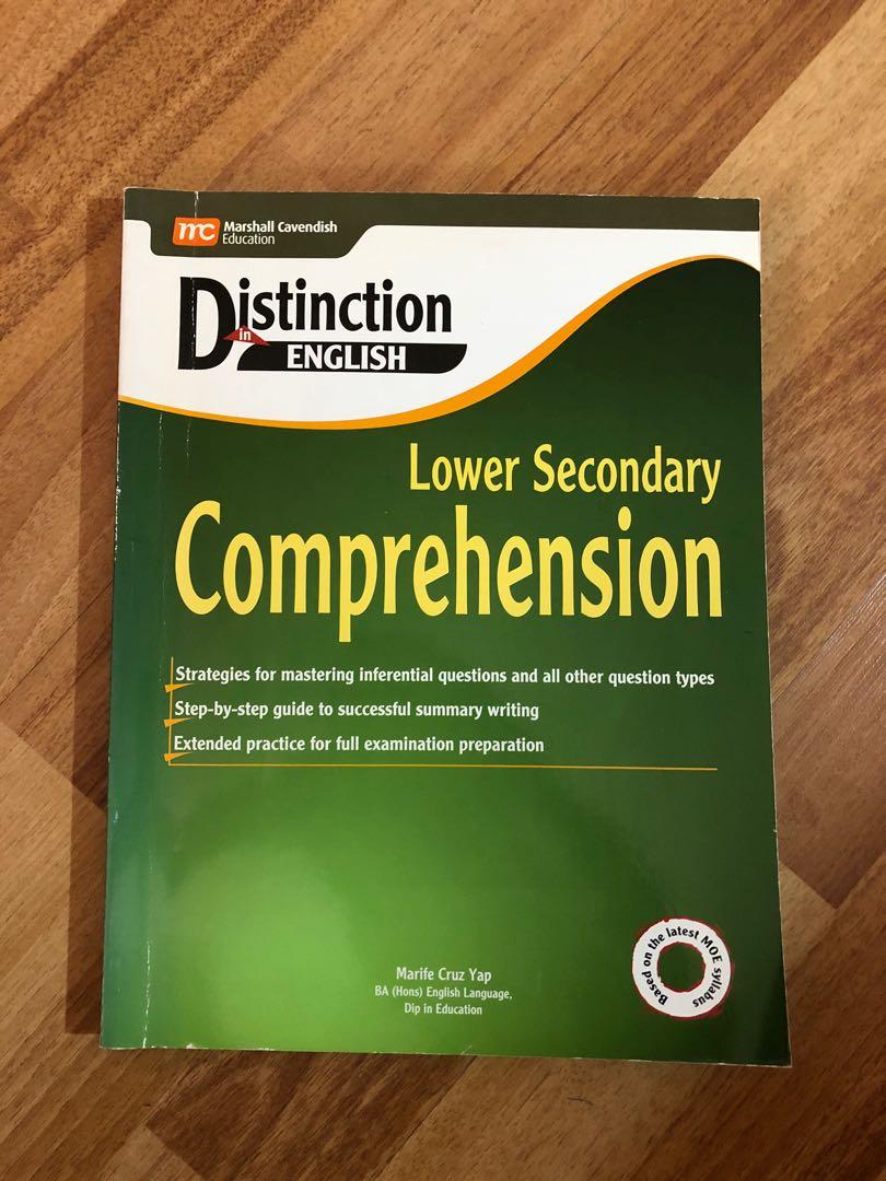 Lower Secondary Comprehension Marshall Cavendish, Hobbies & Toys, Books ...