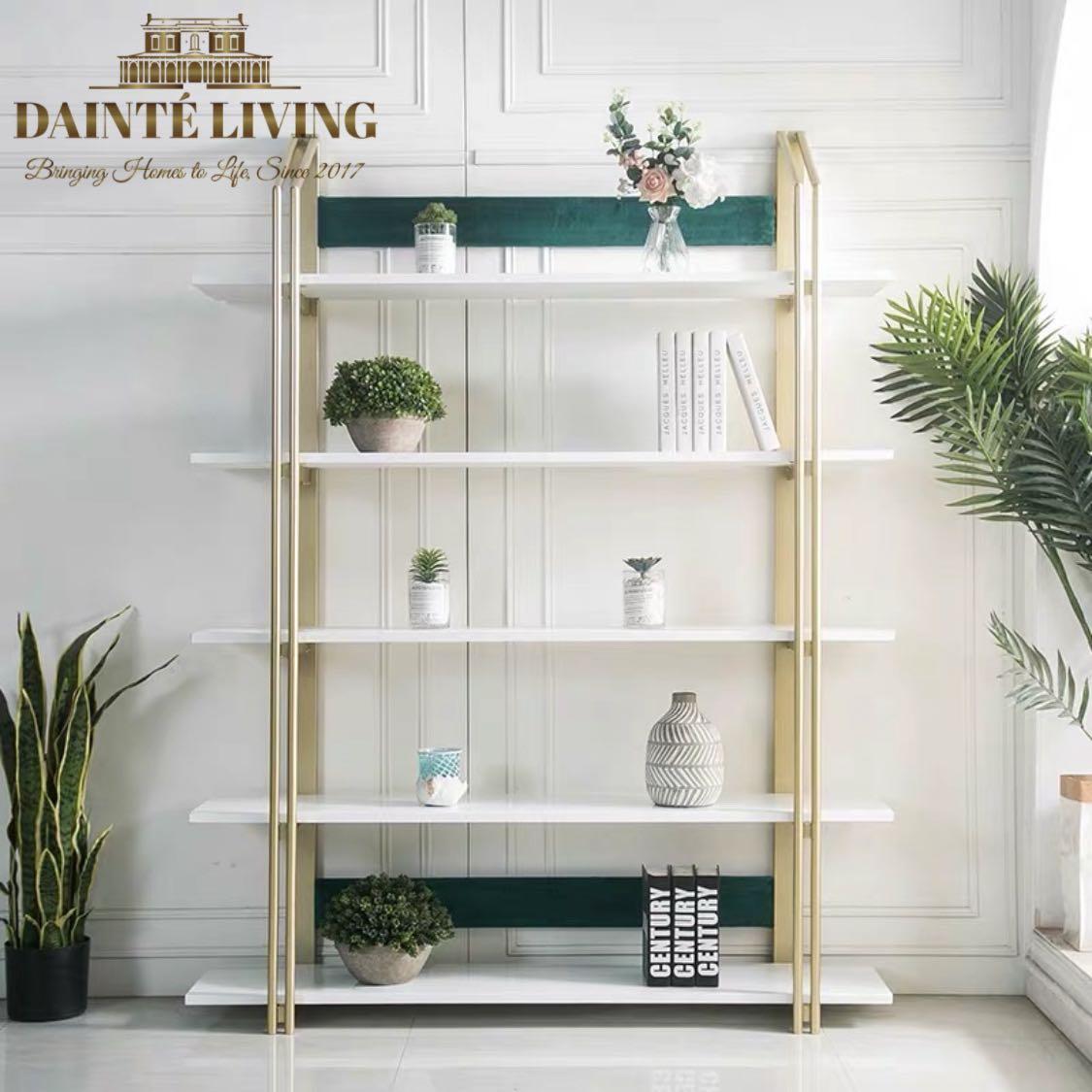 ALEX Modern Luxury Velvet Display Rack/Shelves/Shelf, Furniture & Home ...