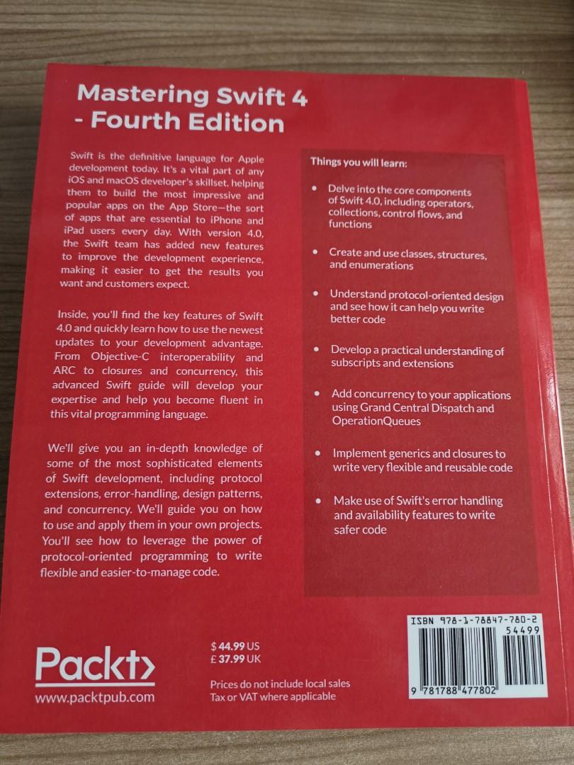 Mastering swift 4, Hobbies & Toys, Books & Magazines, Textbooks on ...