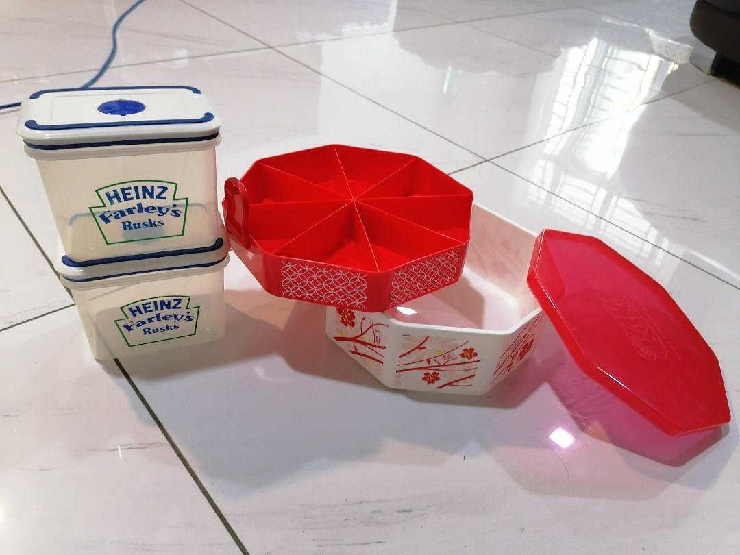 New Food /Biscuits Container, Furniture & Home Living, Kitchenware ...