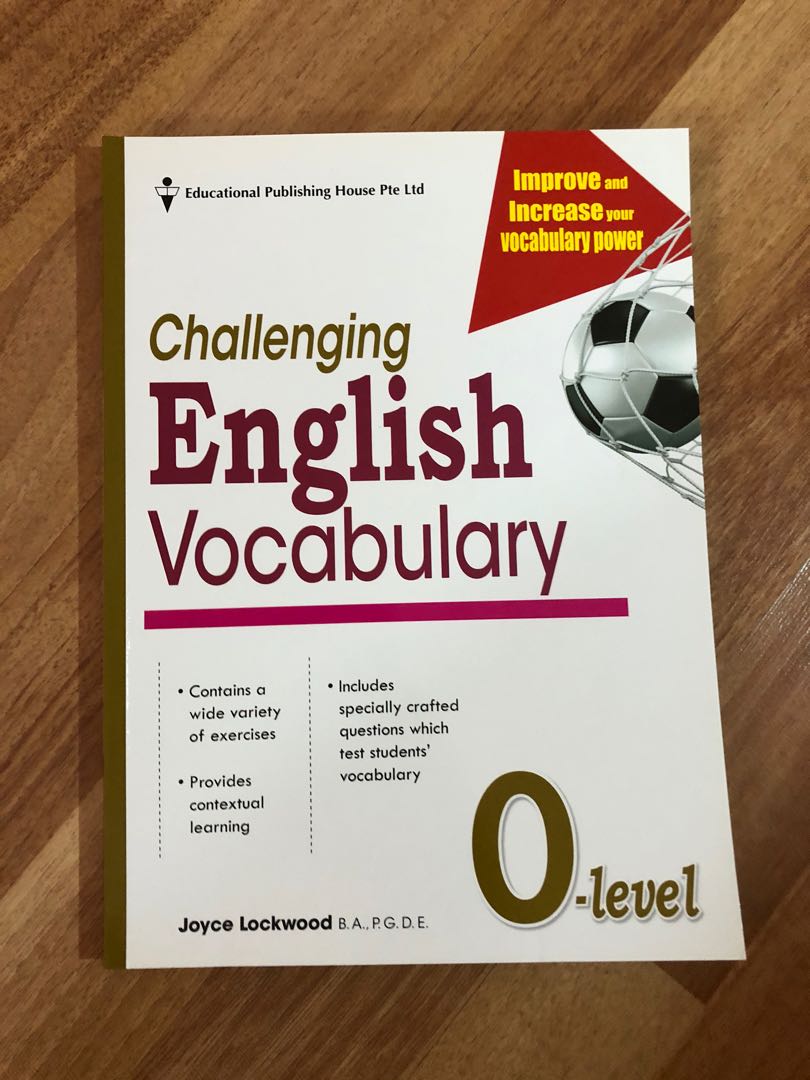 O Level Challenging English Vocabulary EPH, Hobbies & Toys, Books ...