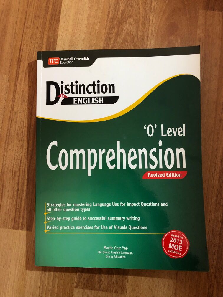 O Level Comprehension Revised Edition Marshall Cavendish, Hobbies & Toys, Books & Magazines ...