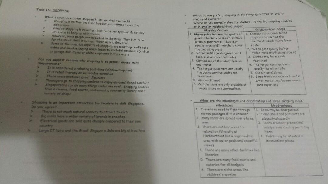 O-levels english oral notes, Hobbies & Toys, Books & Magazines ...