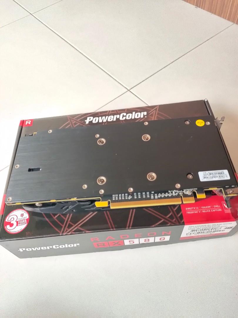 Powercolor Rx 580 4gb Red Dragon, Electronics, Computer Parts ...