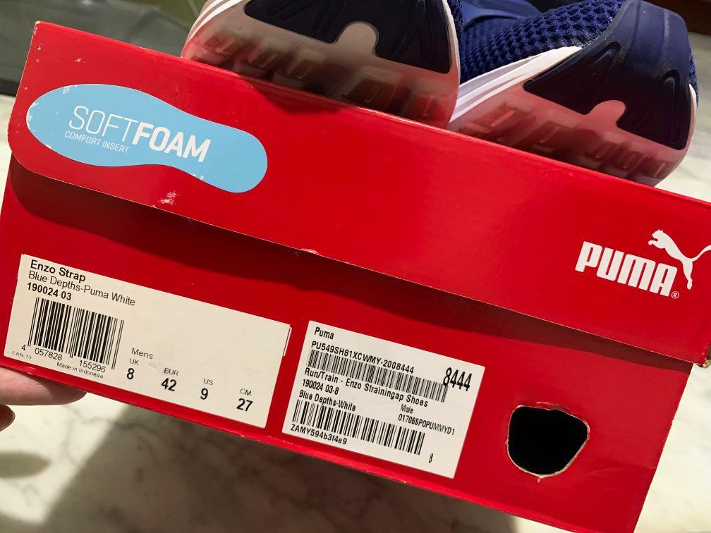 Puma enzo strap, Men's Fashion, Footwear, Sneakers on Carousell