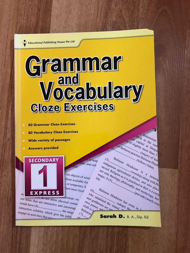 Secondary One Express Grammar and Vocabulary Close Exercises EPH ...