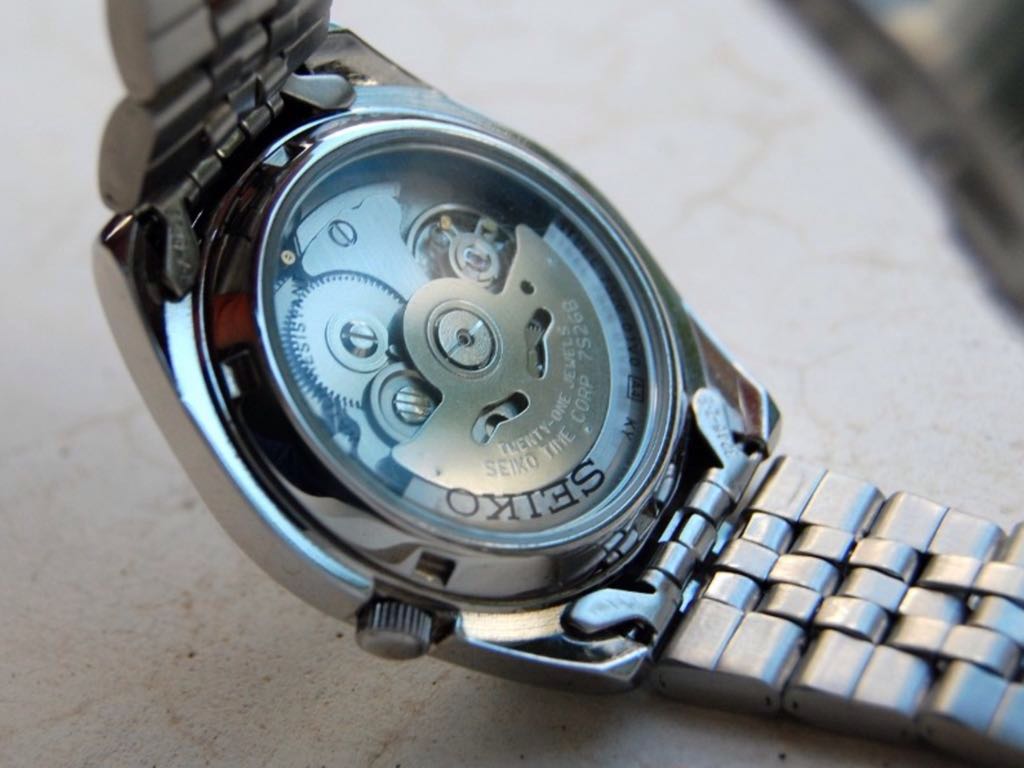 Seiko 5 SNK371 Automatic Steel Watch Speed Racer Blue SNK371K1 Brand ...