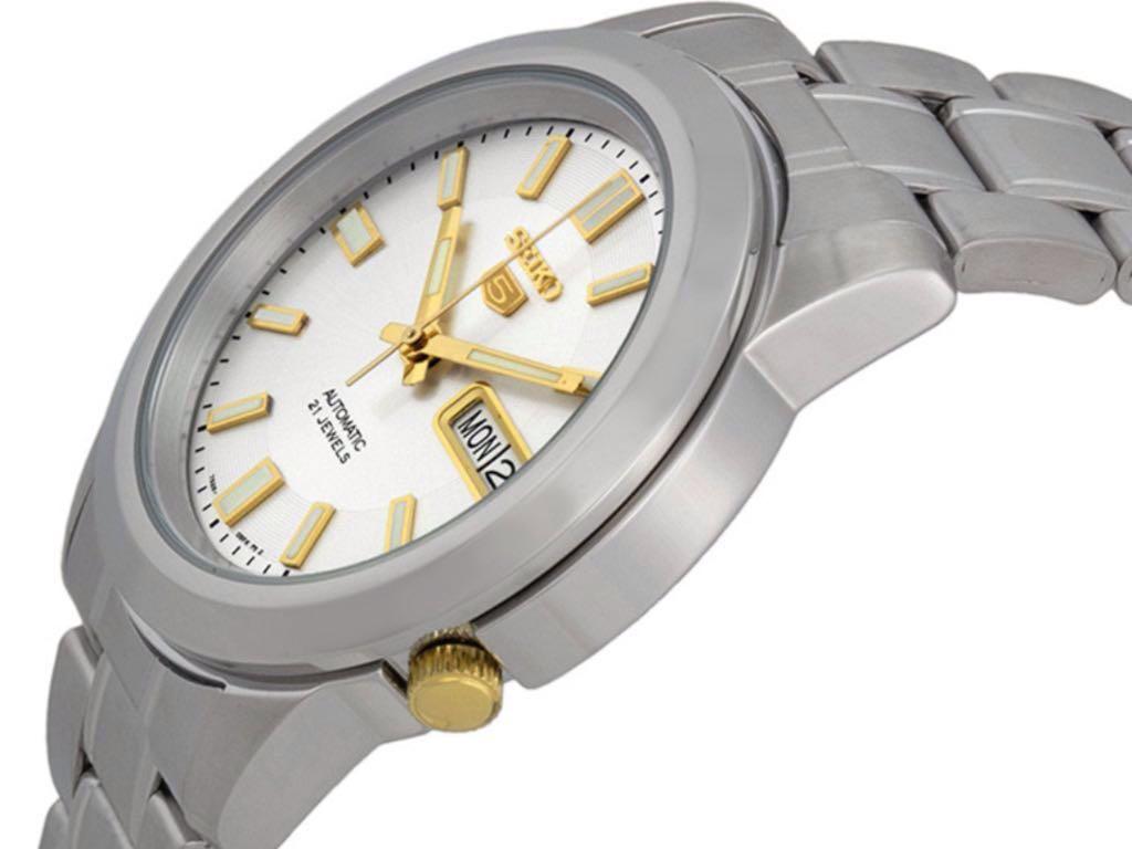 Seiko 5 SNKK09 Automatic Stainless Steel Watch SNKK09K1 Brand New, Men ...