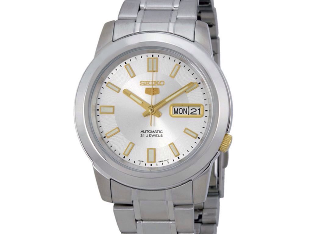 Seiko 5 SNKK09 Automatic Stainless Steel Watch SNKK09K1 Brand New, Men ...