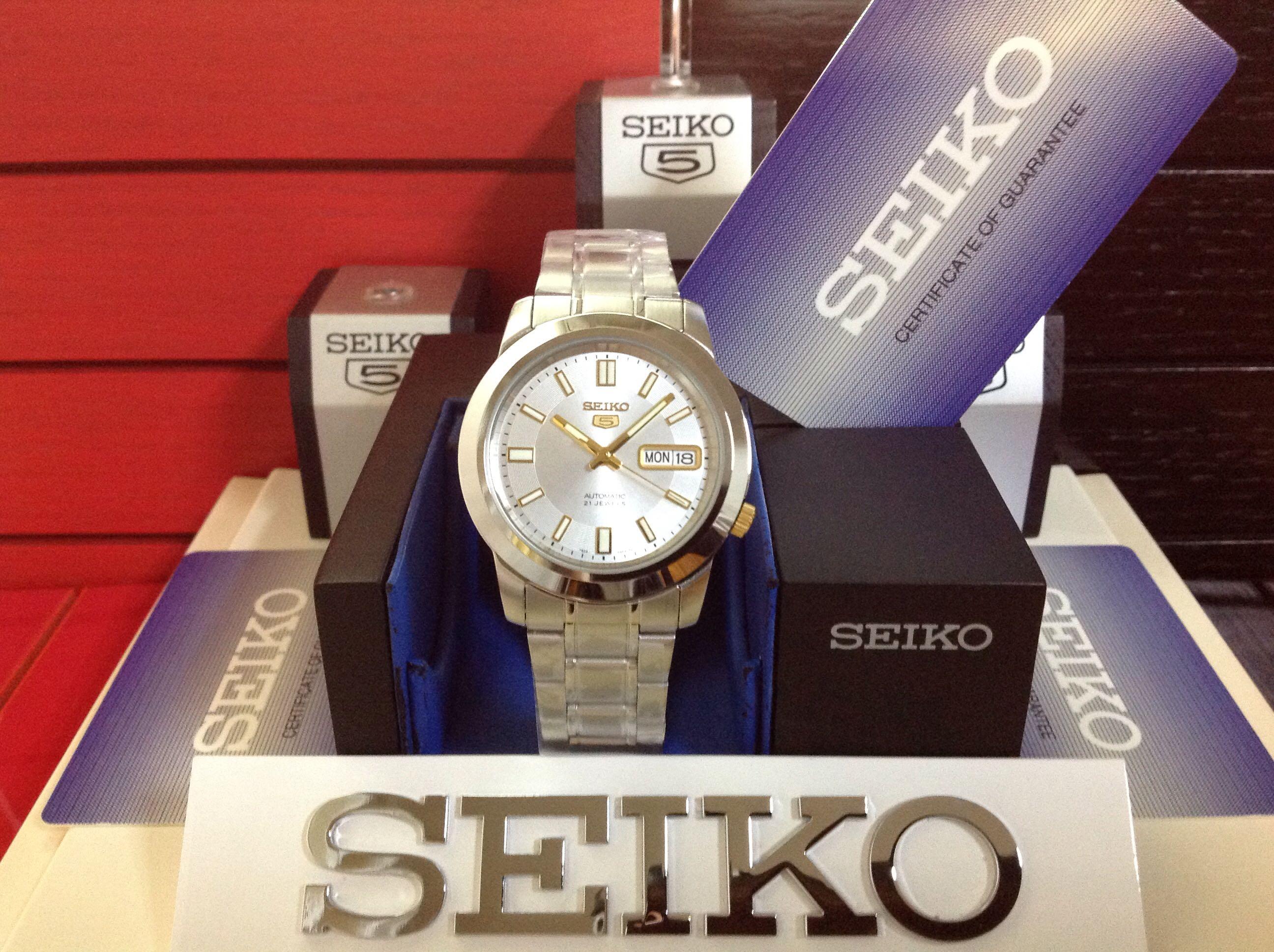 Seiko 5 SNKK09 Automatic Stainless Steel Watch SNKK09K1 Brand New, Men ...