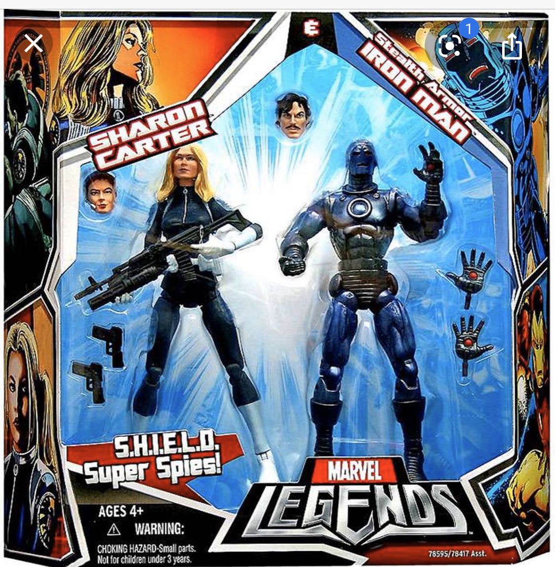 Sharon Carter iron Man Shield Super spies Marvel Legends, Hobbies ...