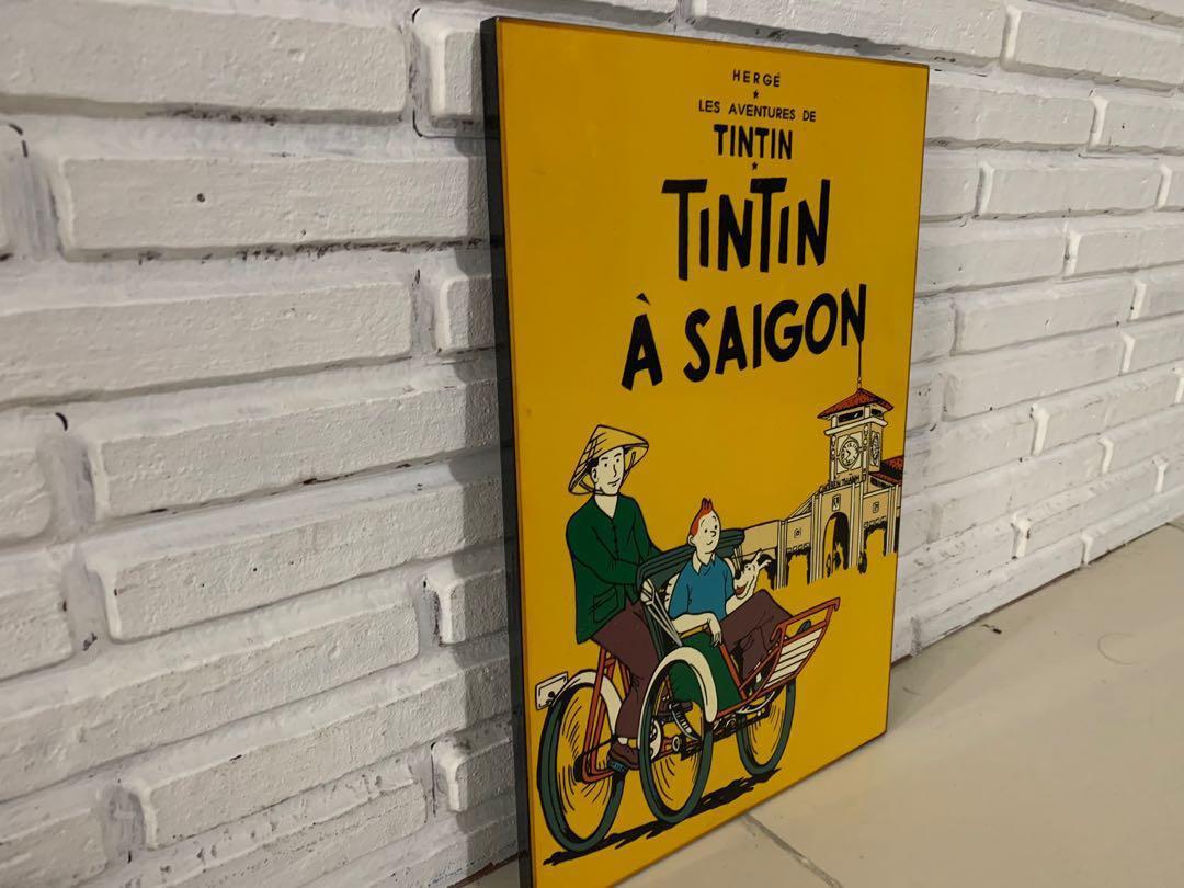 The Adventures Of Tintin Saigon Frame, Furniture & Home Living, Home ...