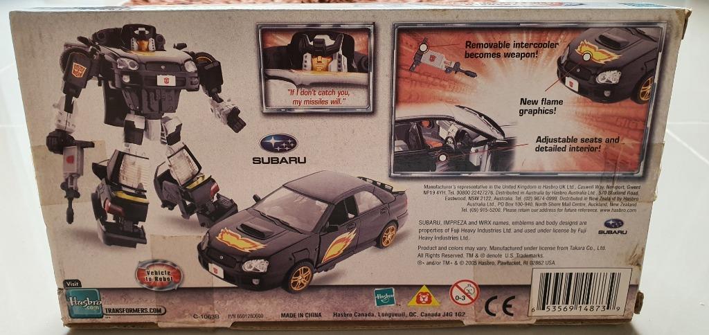 Transformers Alternators Subaru Impreza WRX Ricochet (BIB Complete ...