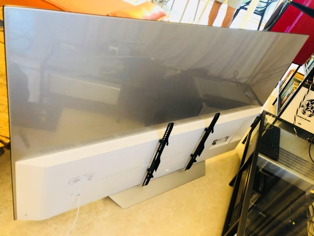 TV stand hide behind table rack console rack sofa, Furniture & Home ...